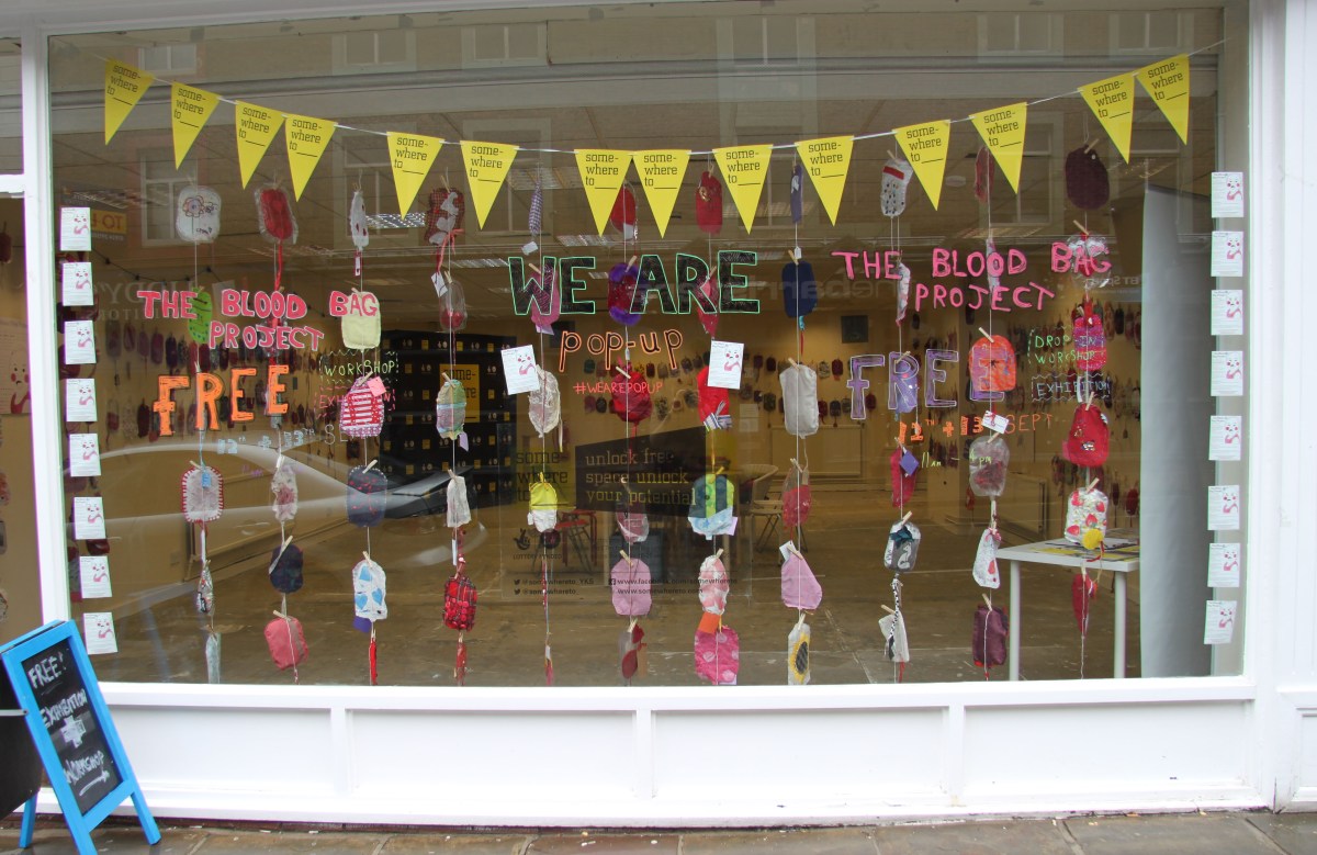 Exhibitions and Workshops – The Blood Bag Project